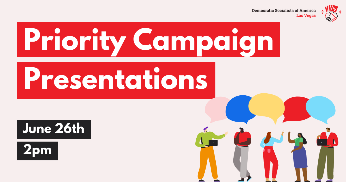 Priority Campaign Presentations - Las Vegas DSA