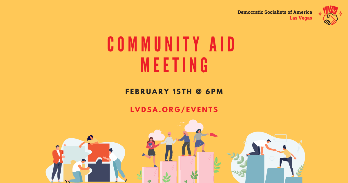 Community Aid Meeting - Las Vegas DSA