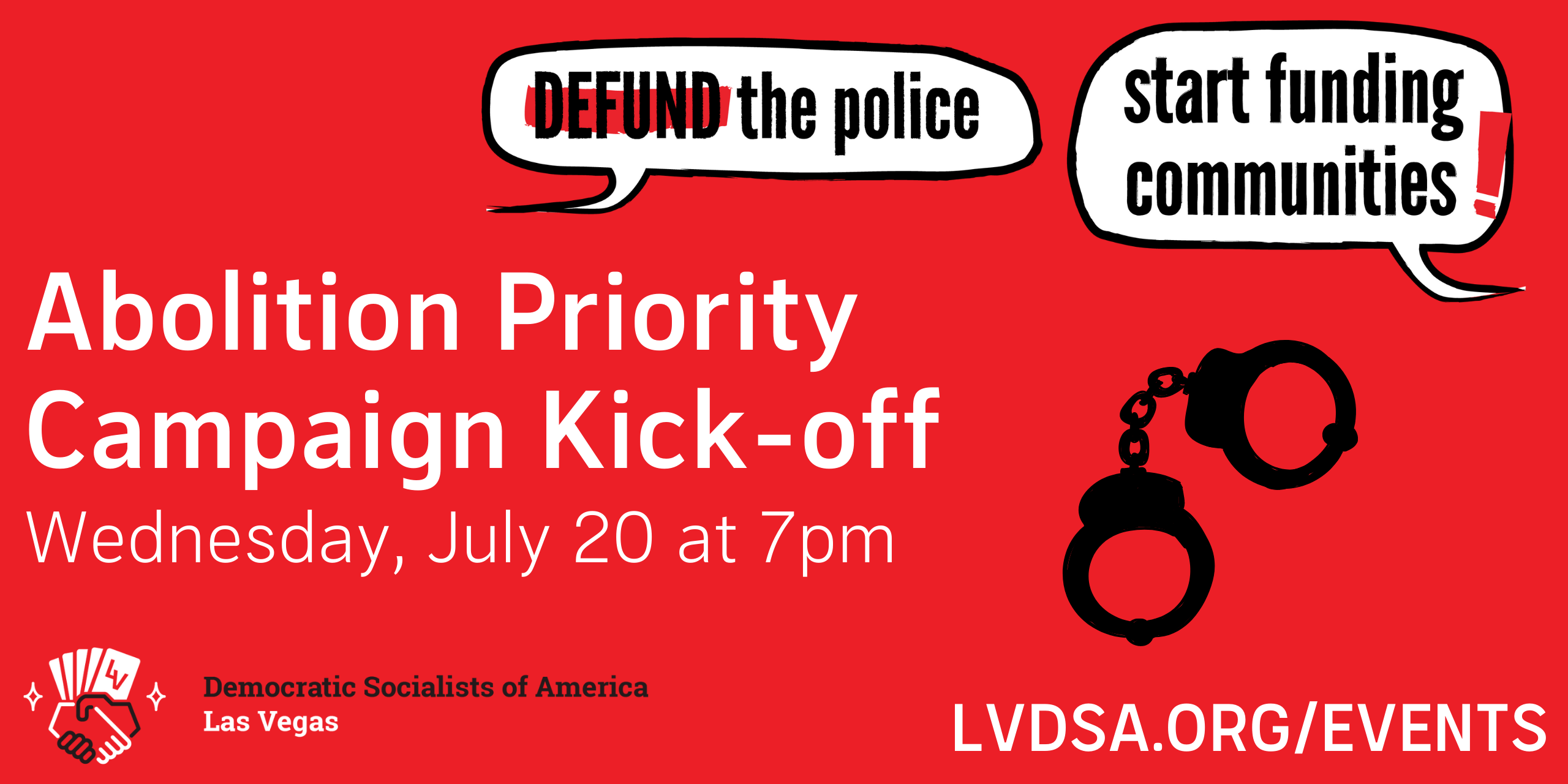 Abolition & Community Safety Kickoff - Las Vegas DSA