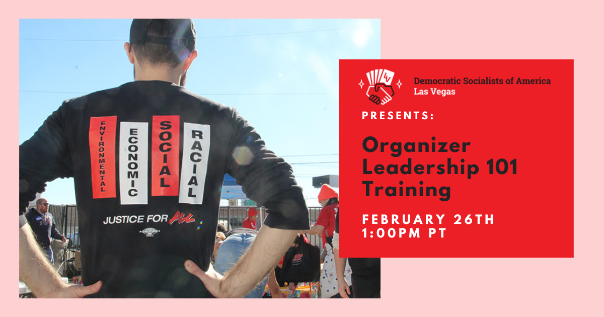 Organizer Leadership Skills 101 - Las Vegas DSA
