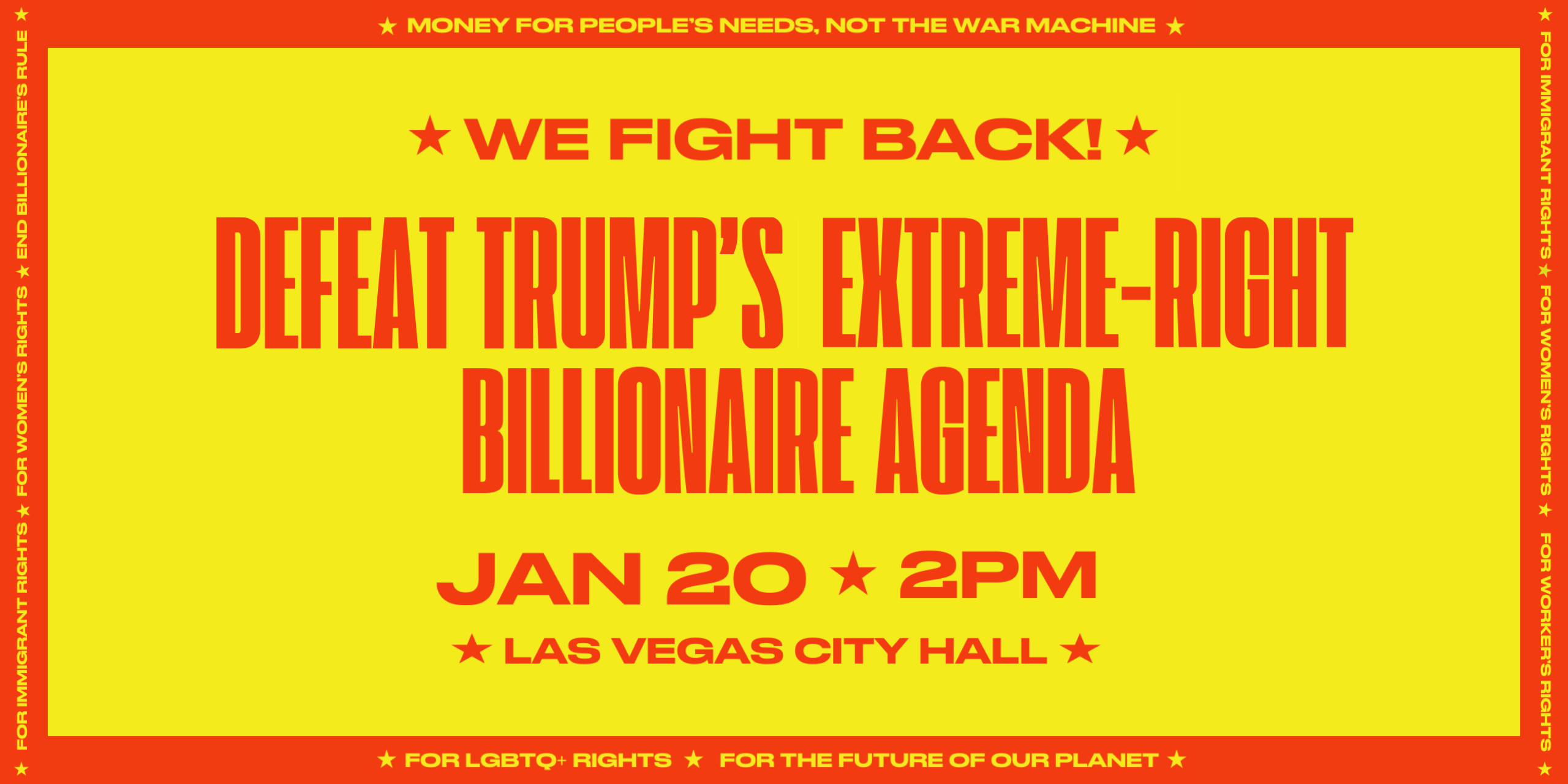 We Fight Back! Rally - Las Vegas DSA